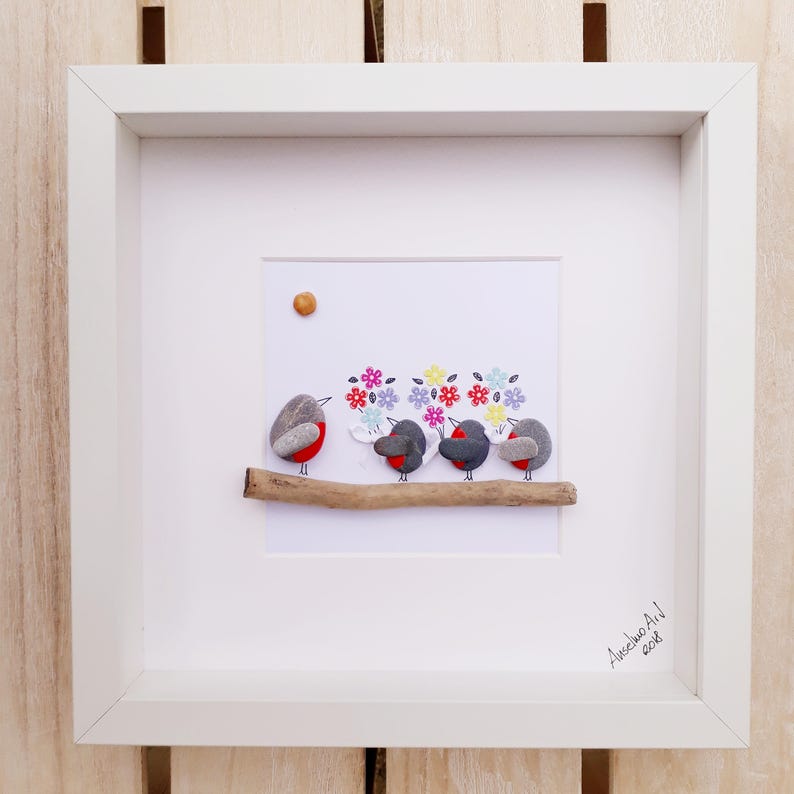 Happy Birthday Pebble Picture Birthday Gift Birthday - Etsy UK