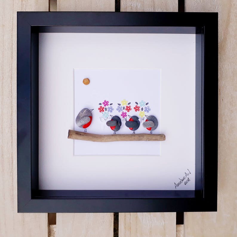 Happy Birthday Pebble Picture Birthday Gift Birthday - Etsy UK