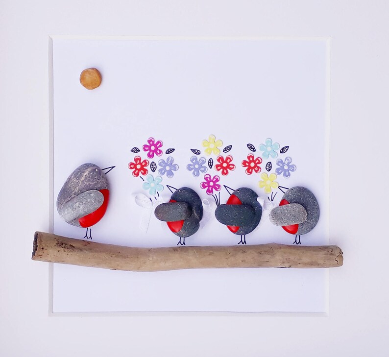 Happy Birthday Pebble Picture Birthday Gift Birthday - Etsy UK