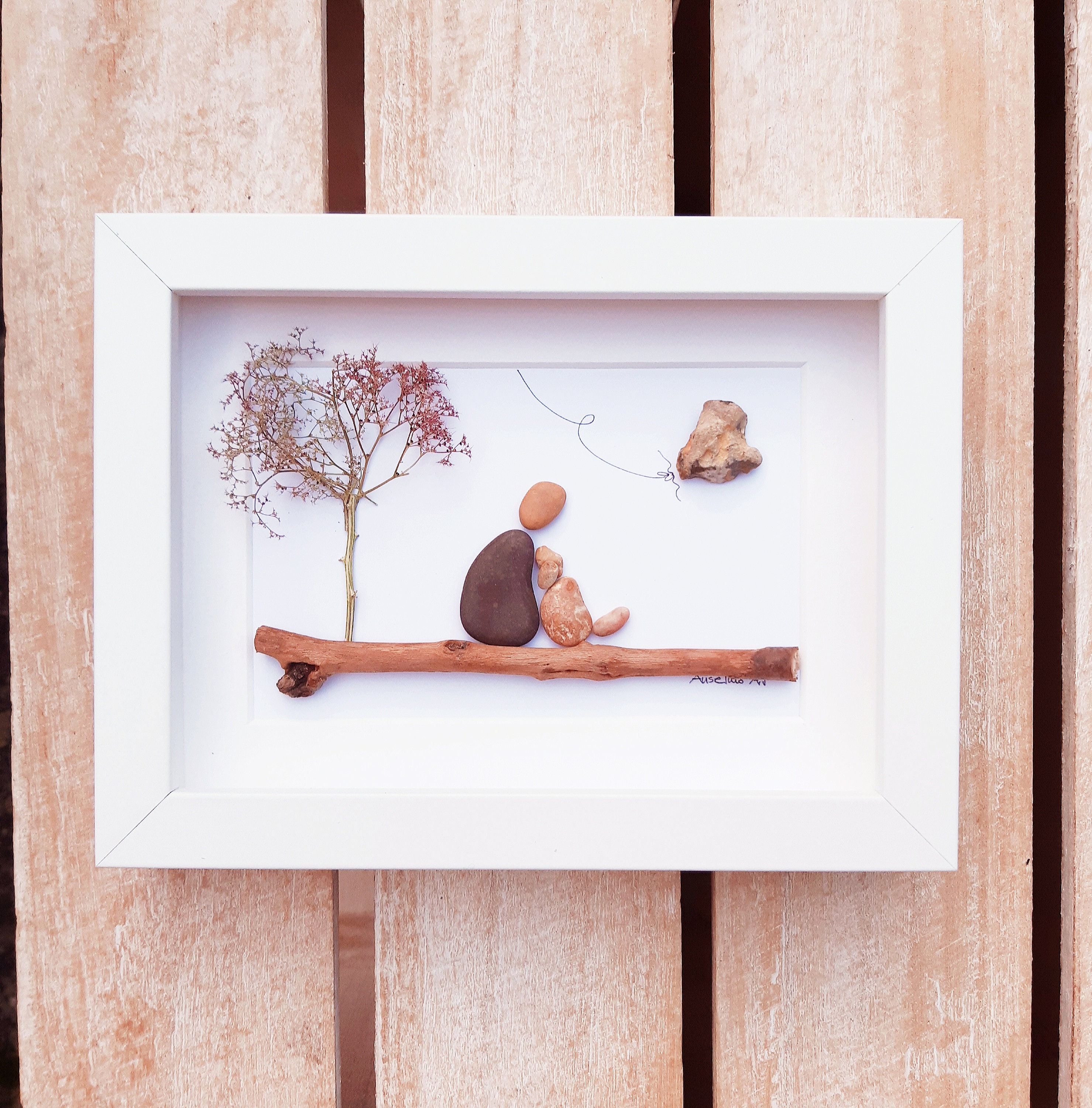 Me and My Dog, Man and Dog Pebble Picture, Woman and Dog, Lost Dog ...