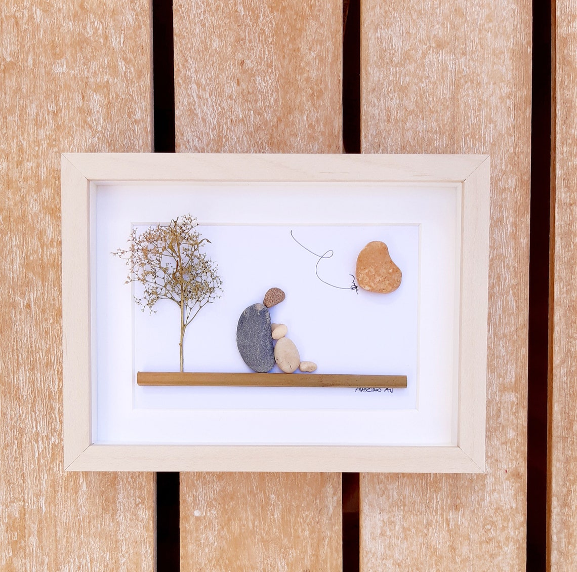 Me and My Dog, Man and Dog Pebble Picture, Woman and Dog, Lost Dog ...