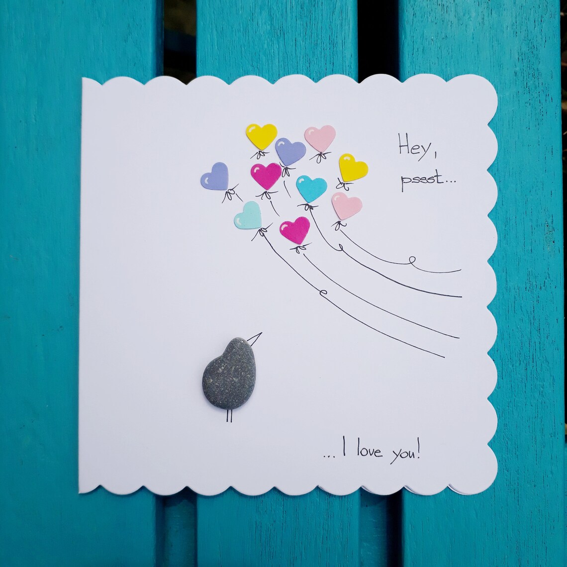 Happy birthday card Birthday postcard 50th birthday card | Etsy