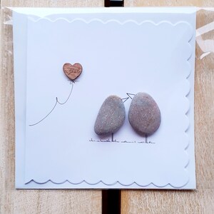 Happy Anniversary Card, Anniversary Postcard, Pebble Picture Postcard ...