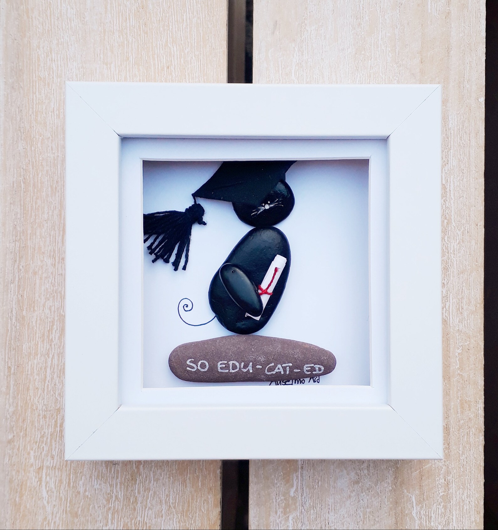 Graduation Gift Graduation Frame Graduation Pebble Gift | Etsy