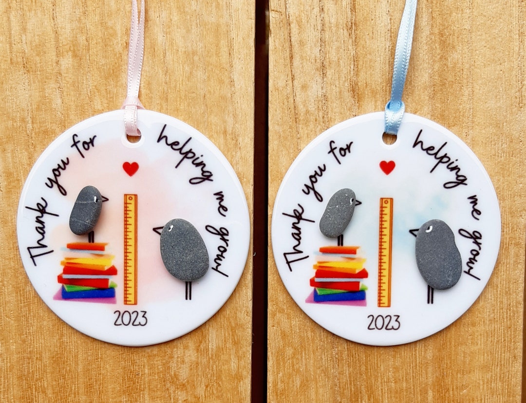 Thank You Teacher Pebble, Teacher's Day Gift, End of School, Thank You ...