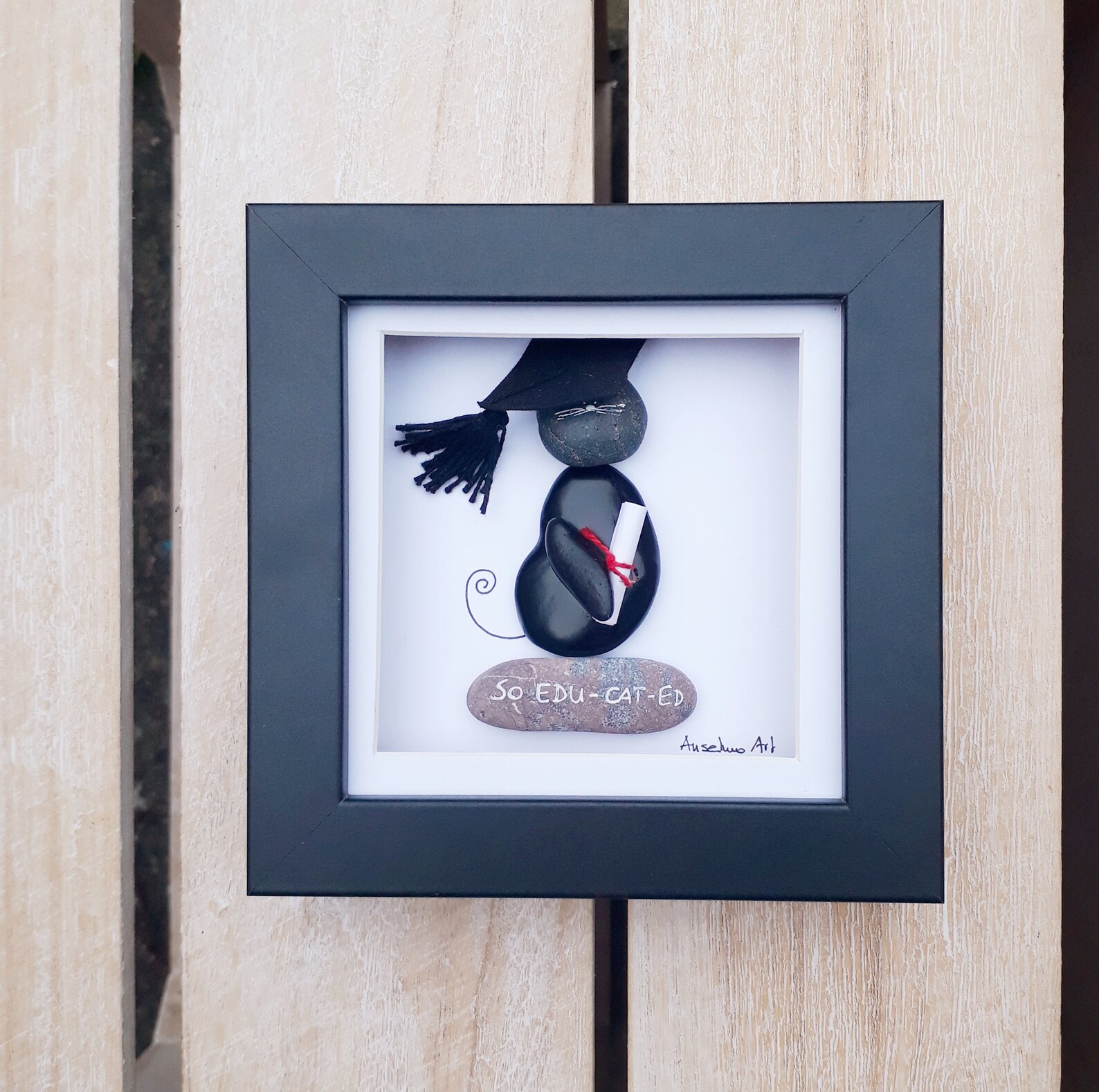 Graduation Gift Graduation Frame Graduation Pebble Gift - Etsy