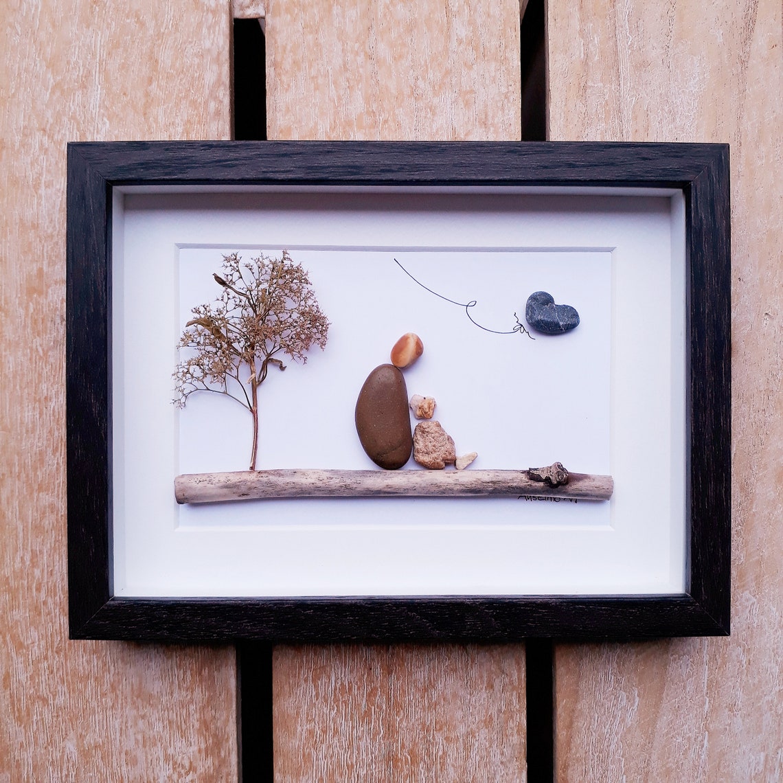 Me and My Dog, Man and Dog Pebble Picture, Woman and Dog, Lost Dog ...