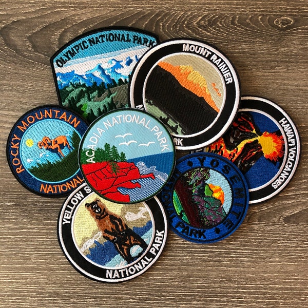 National Park Patch - Etsy