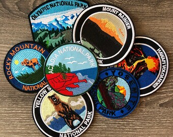 National Park Patch - Etsy