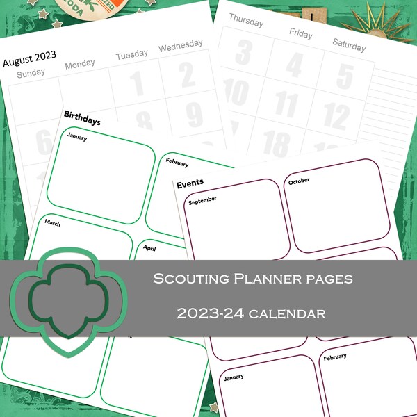 Girl Scout Planner - Etsy