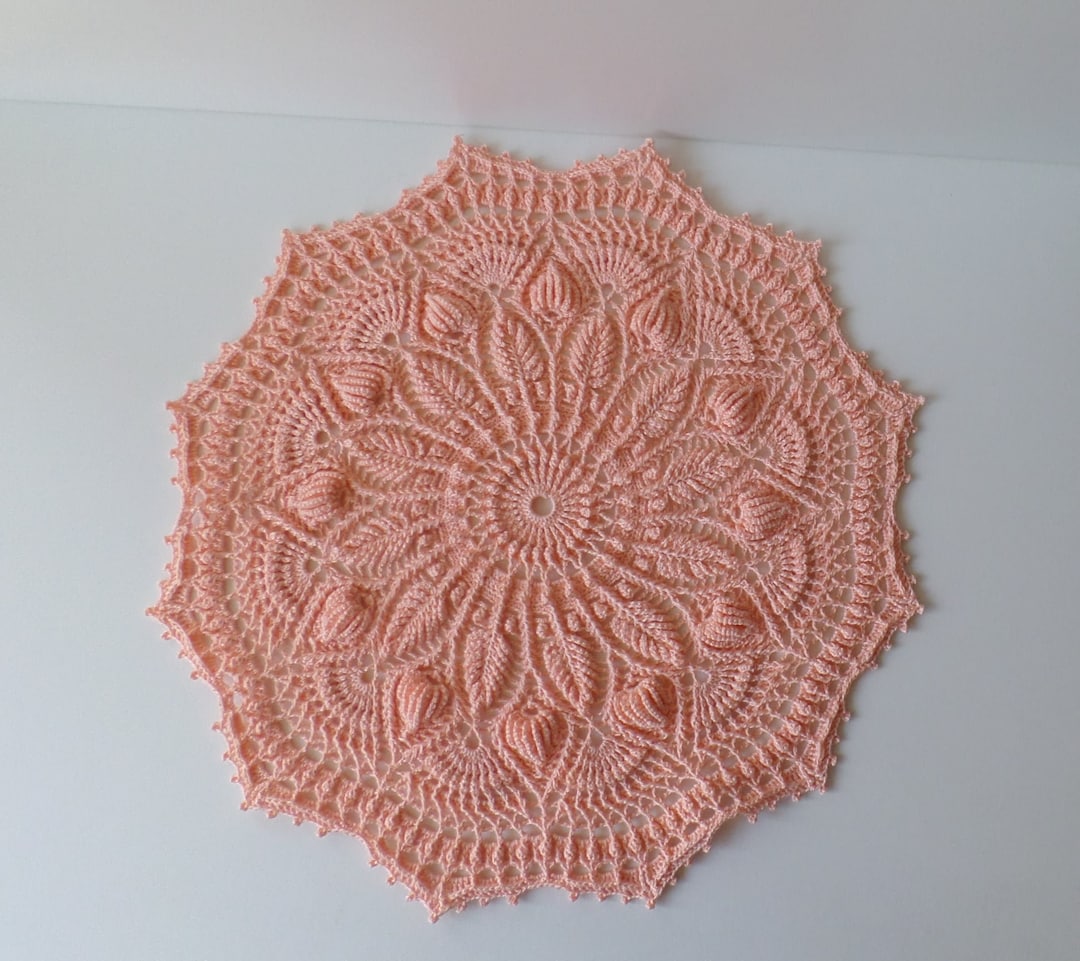 Crochet Doily, Centerpiece, Cotton Doily, Handmade Christmas Gift ...