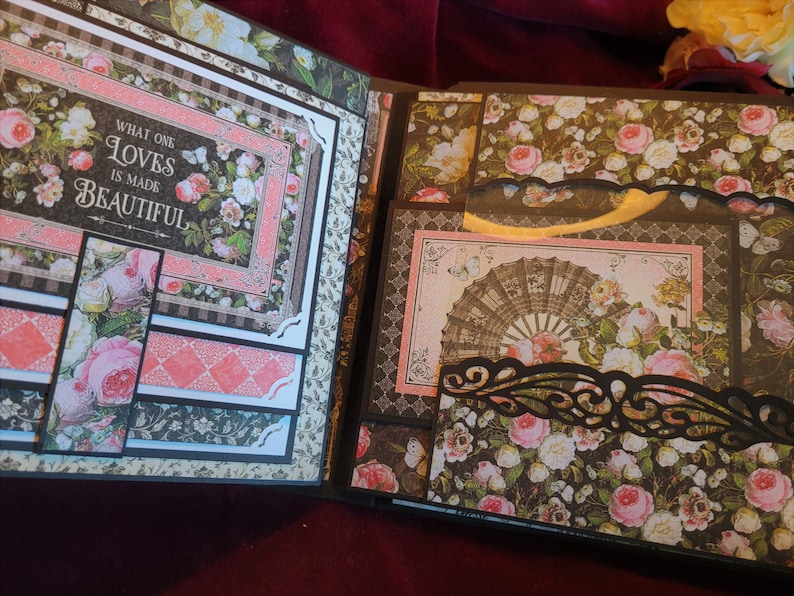 Graphic 45 Elegance Mini Album Tutorial | Etsy