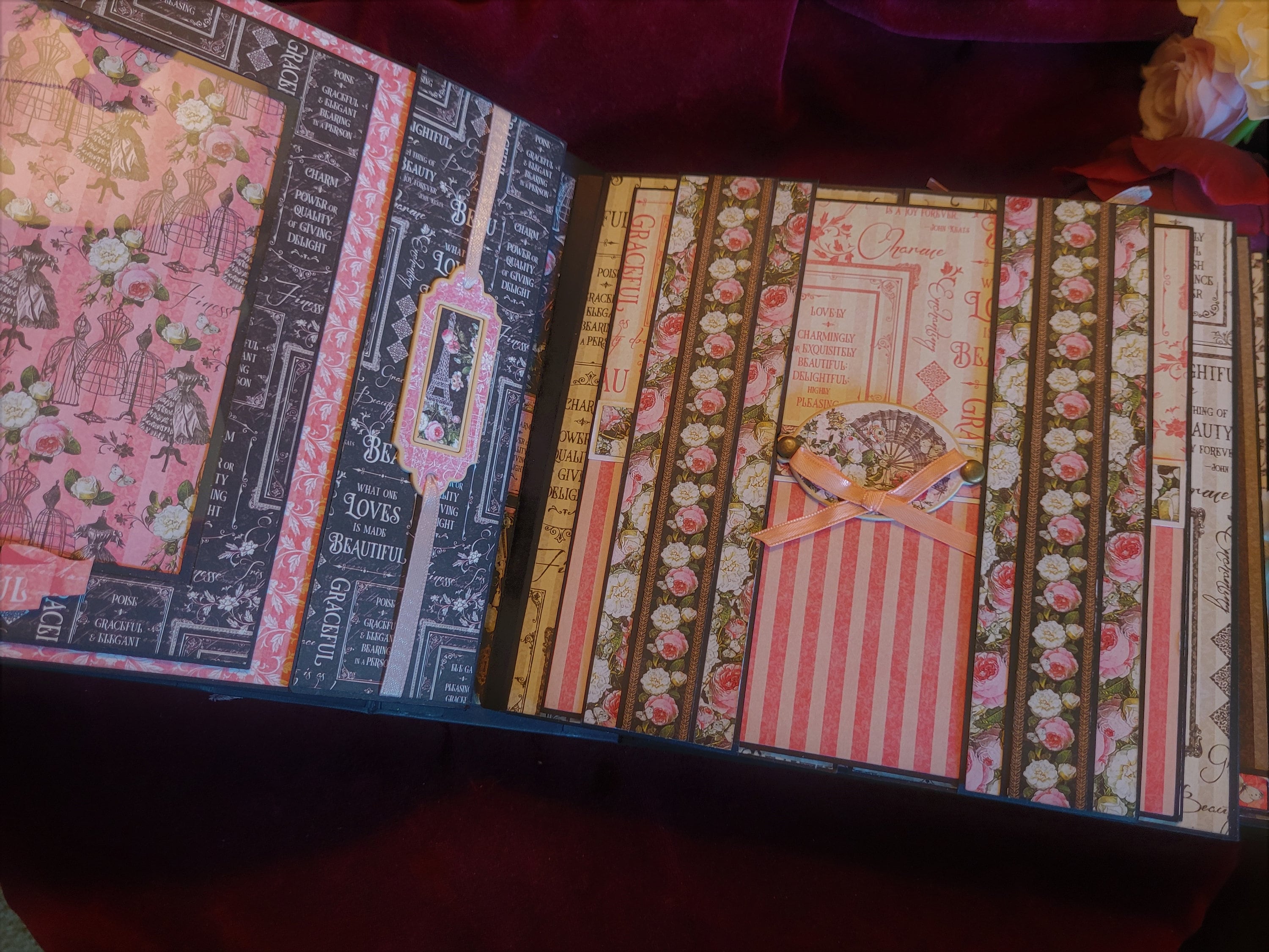 Graphic 45 Elegance Mini Album Tutorial | Etsy