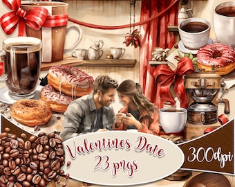 Valentines Day Digital Stickers Clipart Goodnotes File iPad Digital ...