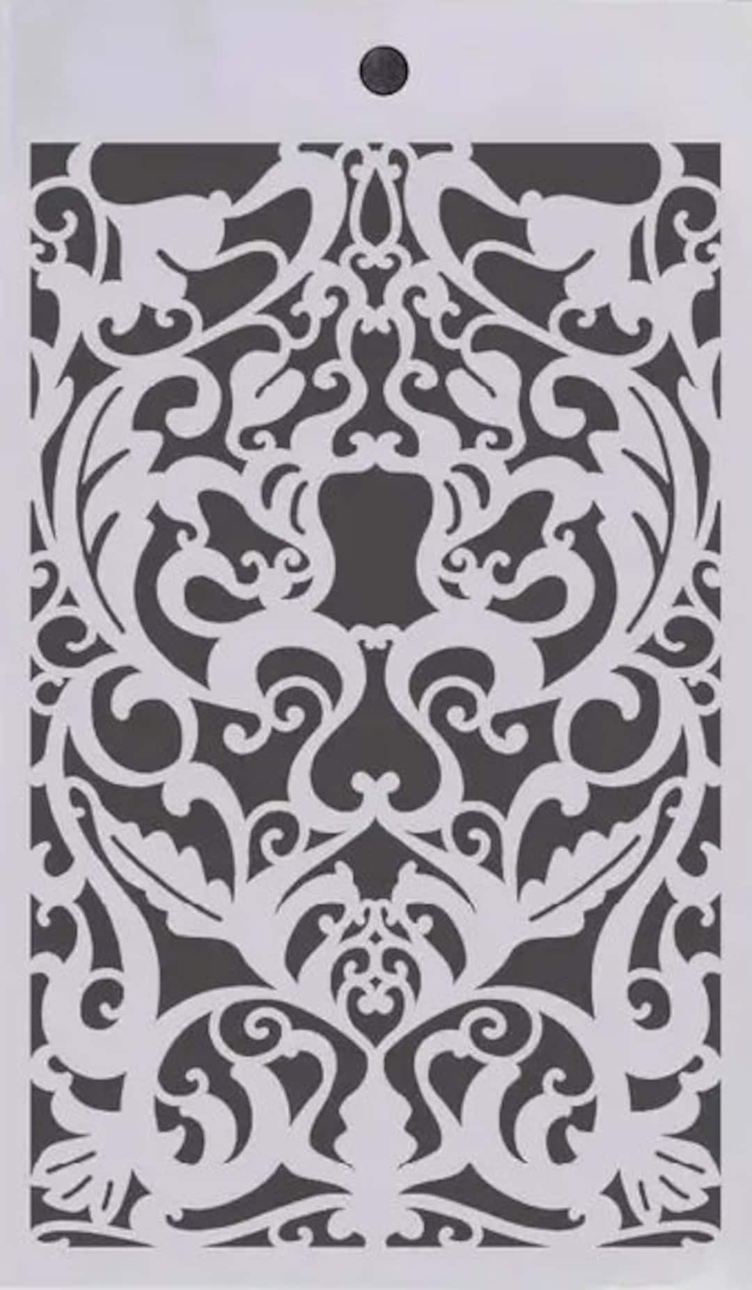 Fancy Flourish Stencil - Etsy