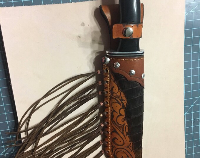 Custom Buck 120 Knife Sheath - Etsy