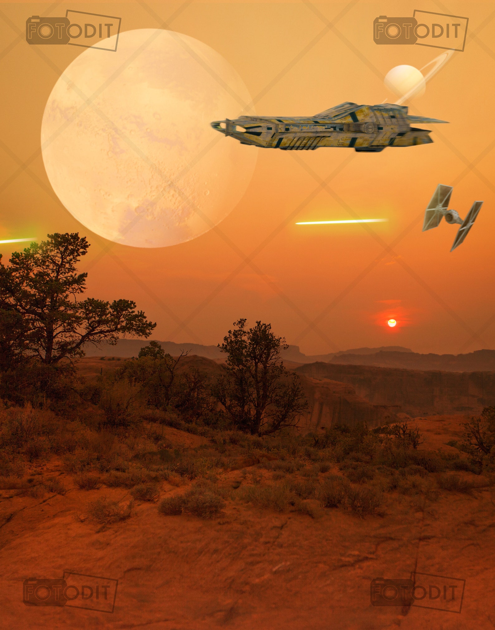 Star Wars Themed Digital Backdrop Digital Background Light - Etsy