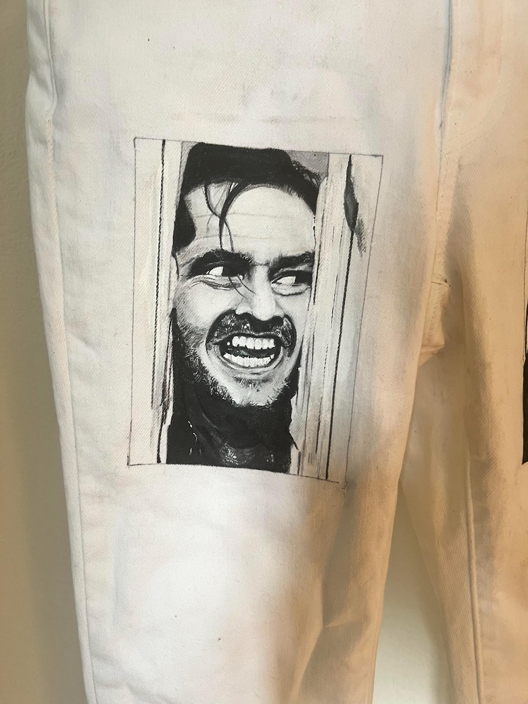 Custom Hand Painted Horror Jeans any Character - Etsy