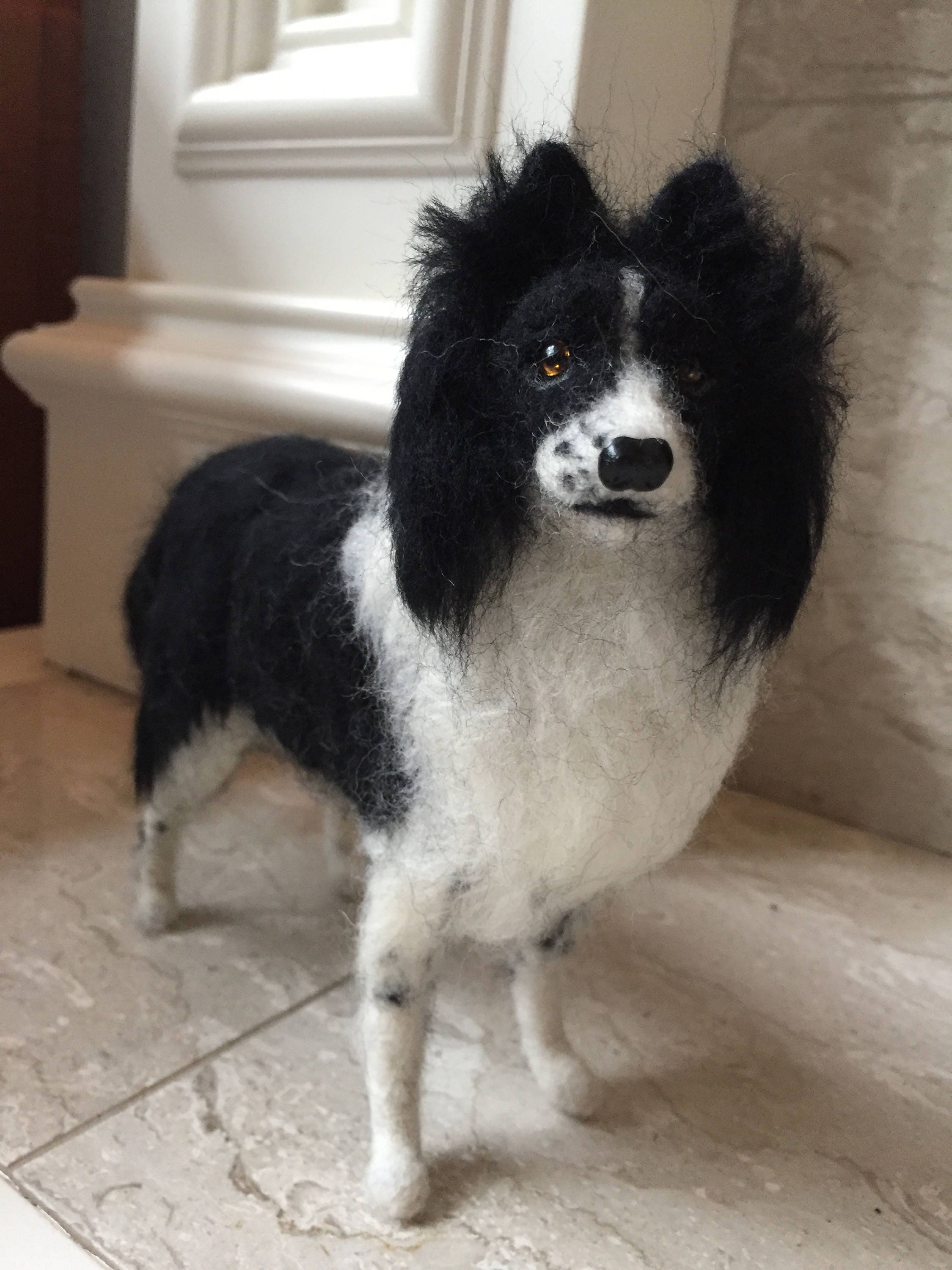 Custom Made Needle Felted Dog / Border Collies - Etsy