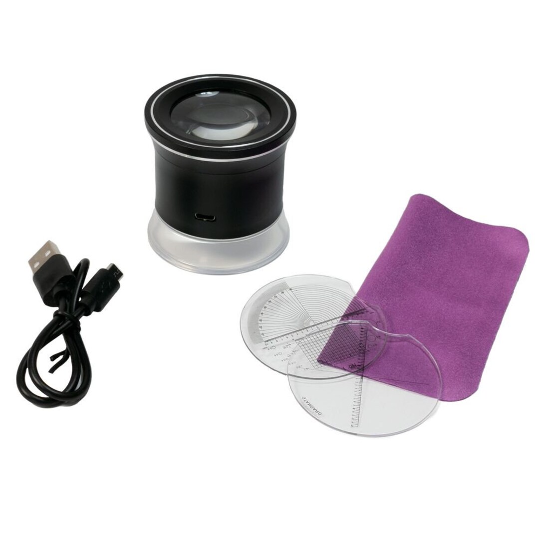 Standing LED+UV Magnifying Glass - Etsy