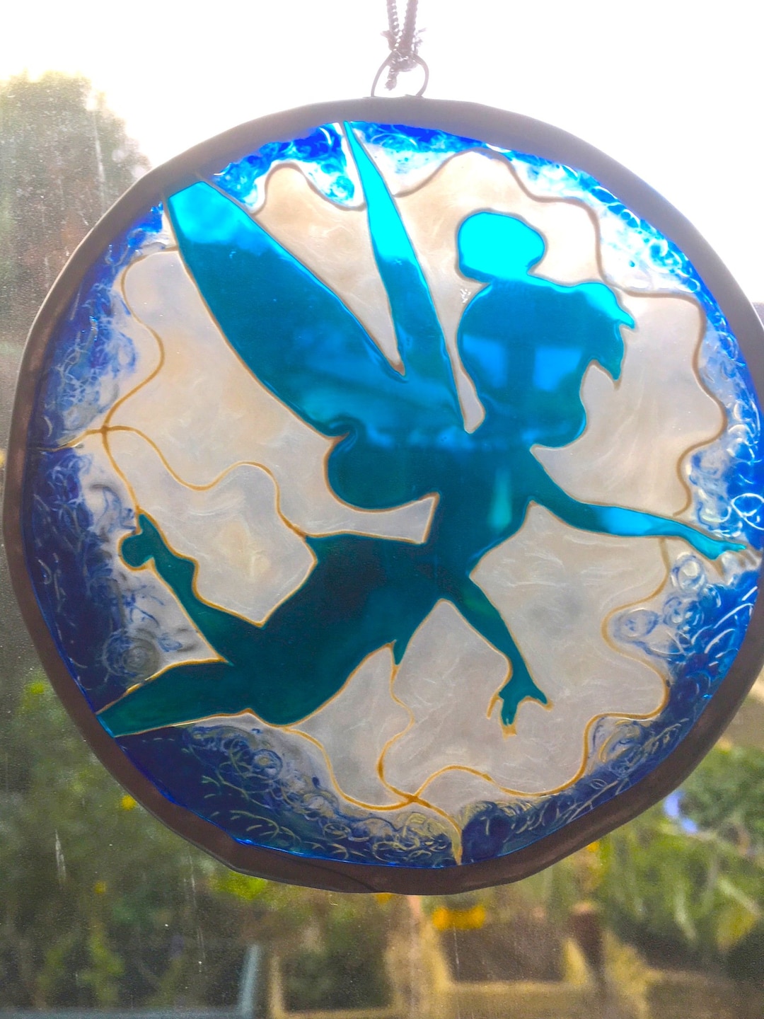 Tinkerbell Fairy Disney, Stained Glass Gift Suncatcher Teacher School ...