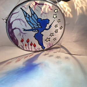 Tinkerbell Fairy Disney Christmas Gift, Stained Glass Suncatcher Peter ...