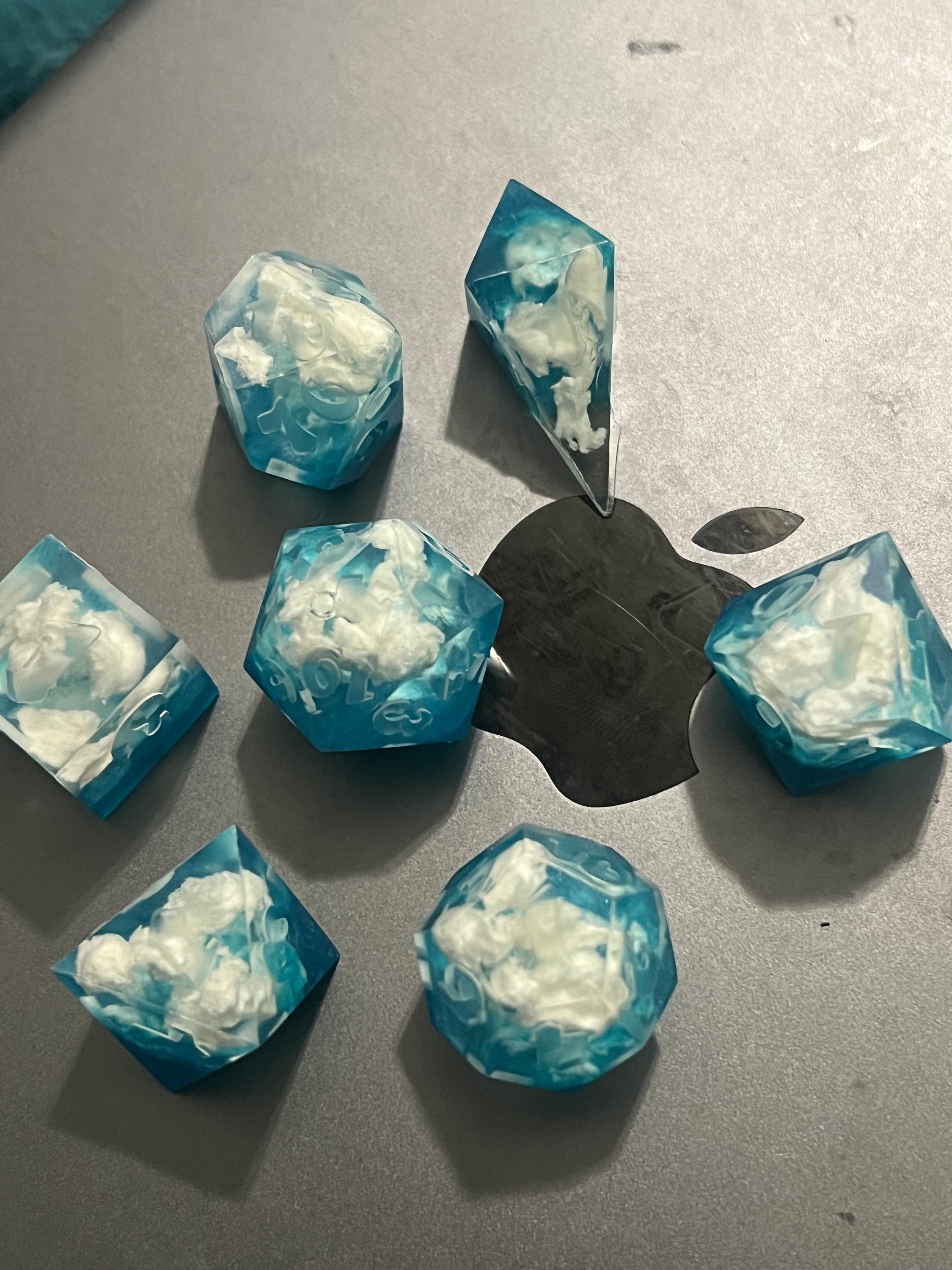 Cloud Dice Set - Etsy