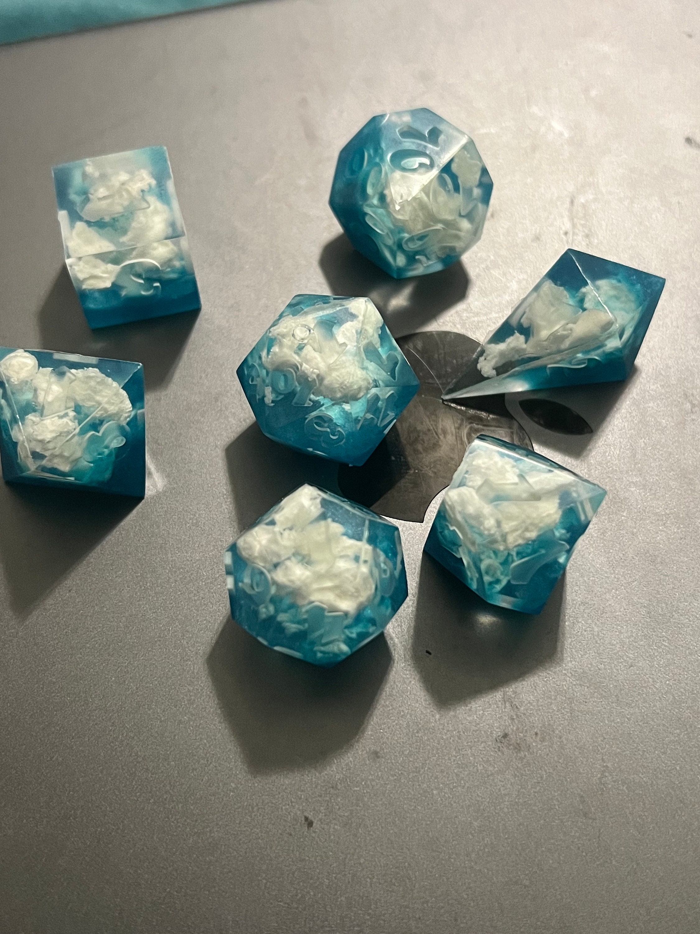 Cloud Dice Set - Etsy