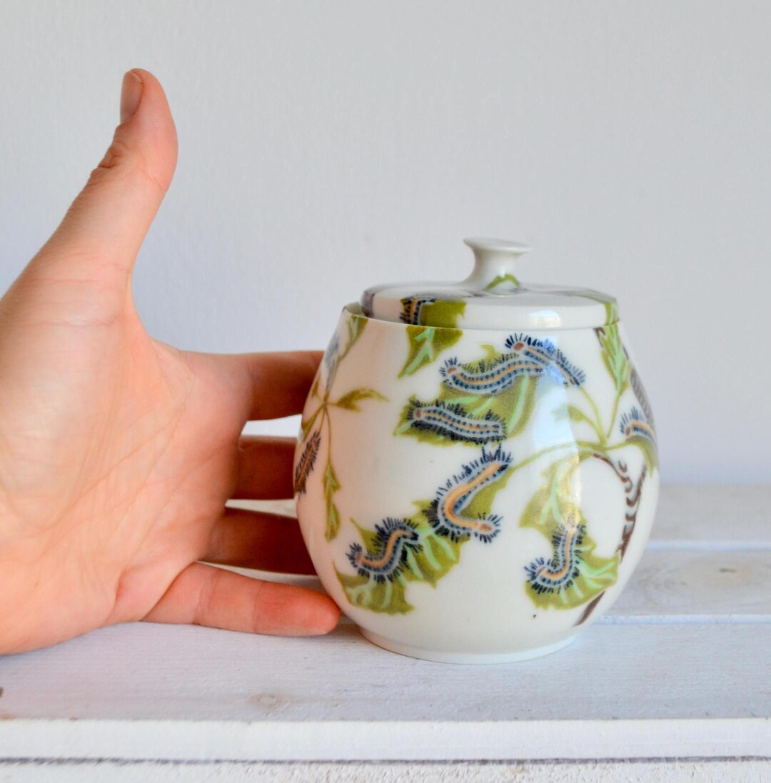 Custom Porcelain Insect Jar-nature Art-insect Art-ceramic Pottery Jar ...