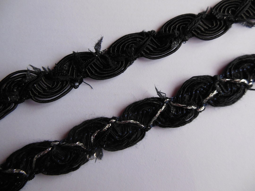 Black Trimming Braid - Etsy UK