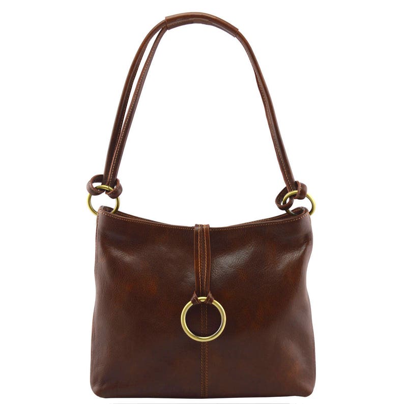 Genuine Leather Shoulder Bag - Etsy