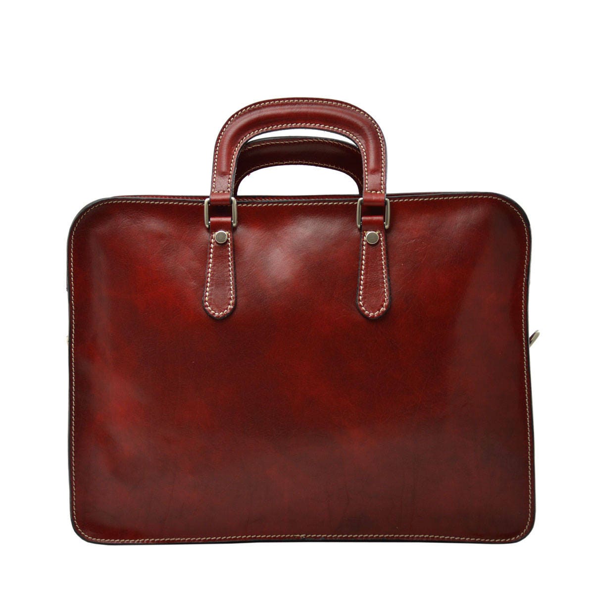 Genuine Leather Business Briefcase | Etsy