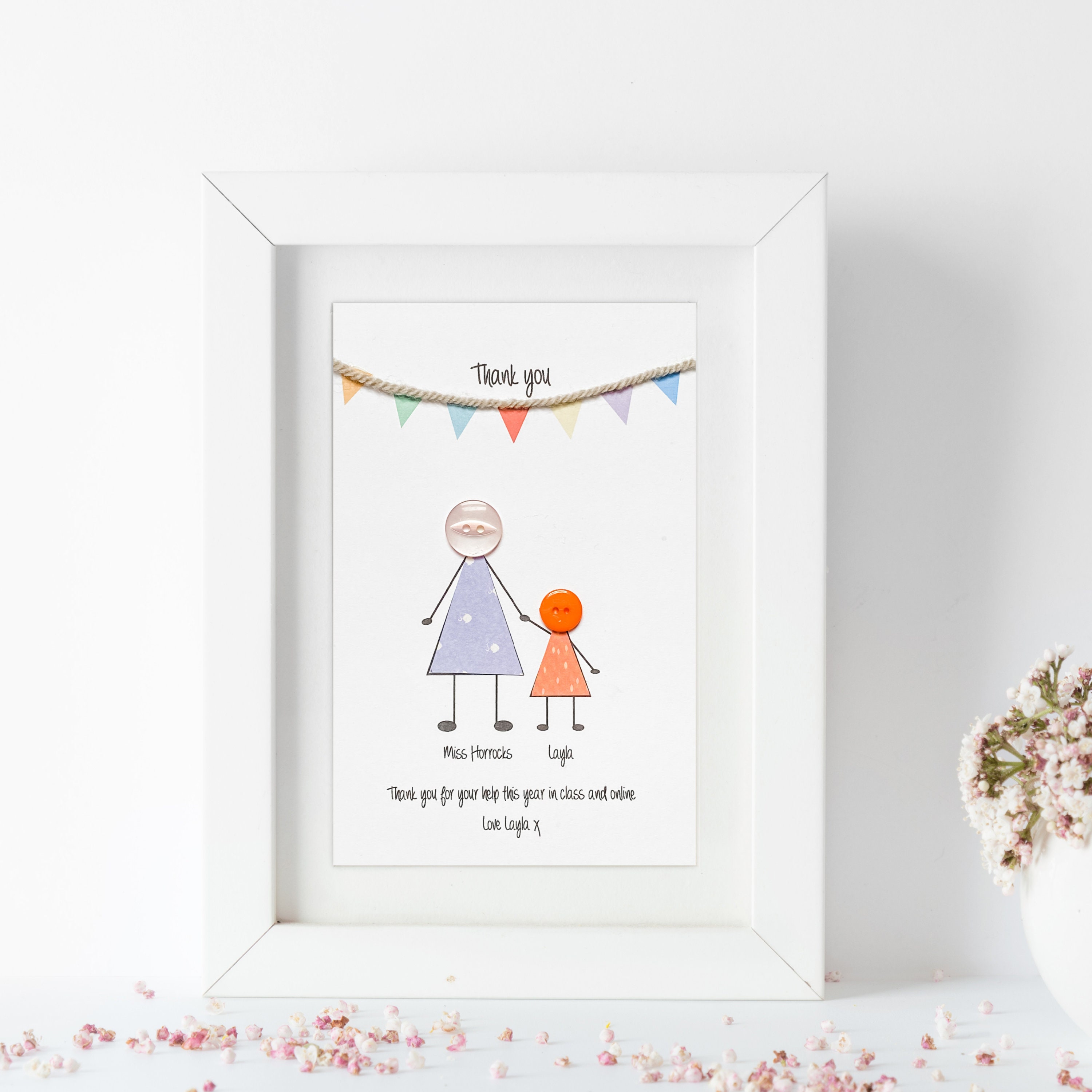 TEACHER APPRECIATION Frame / Thank You Gift / End of Term Gift - Etsy ...