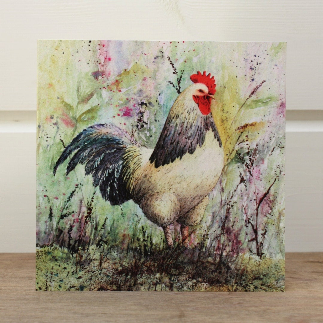 Winston, Greetings Card of a Painting by Ingrid Hill. Blank Card, Any ...