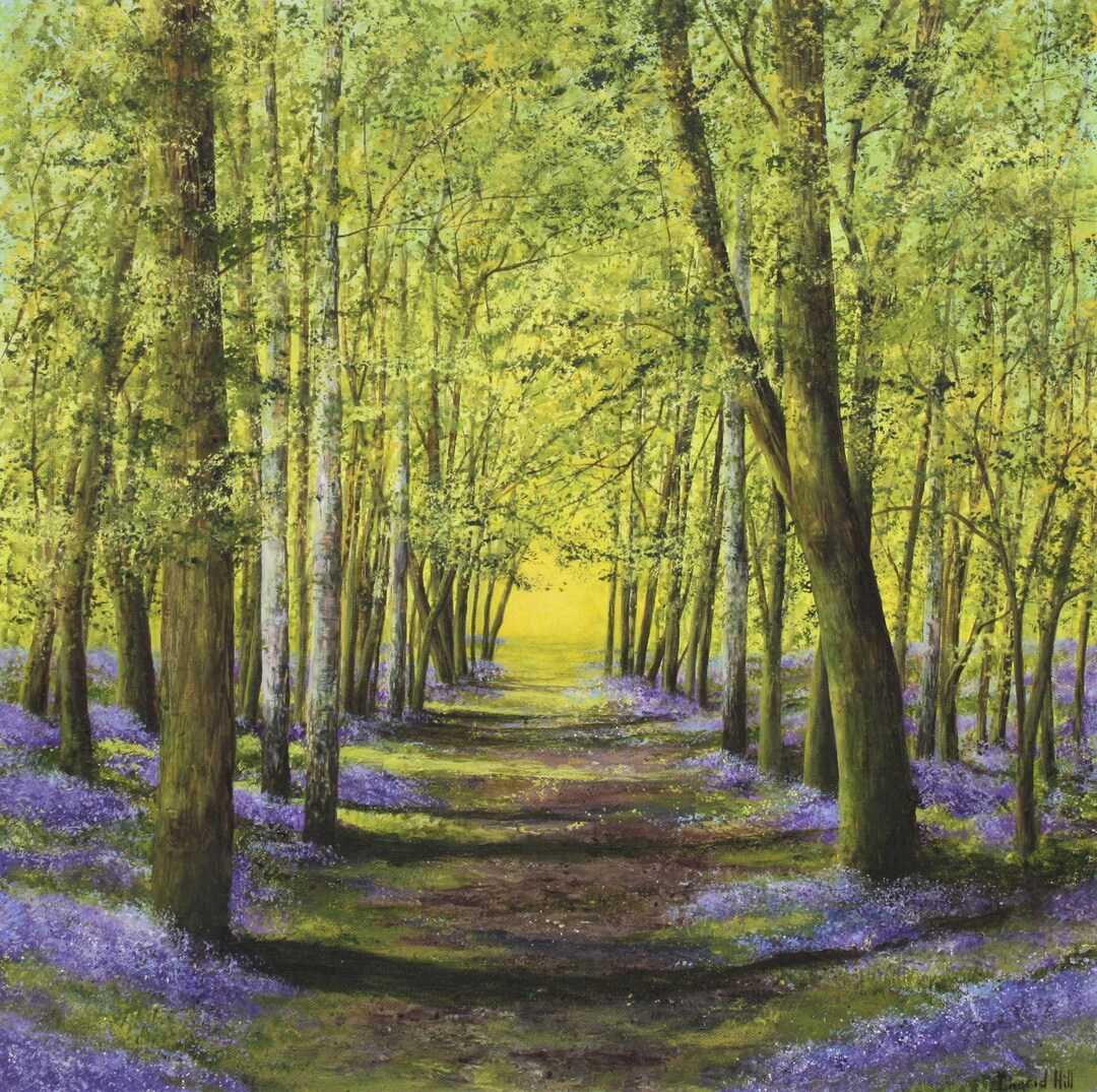 Into the Light, Greetings Card of an Acrylic Painting by Ingrid Hill ...