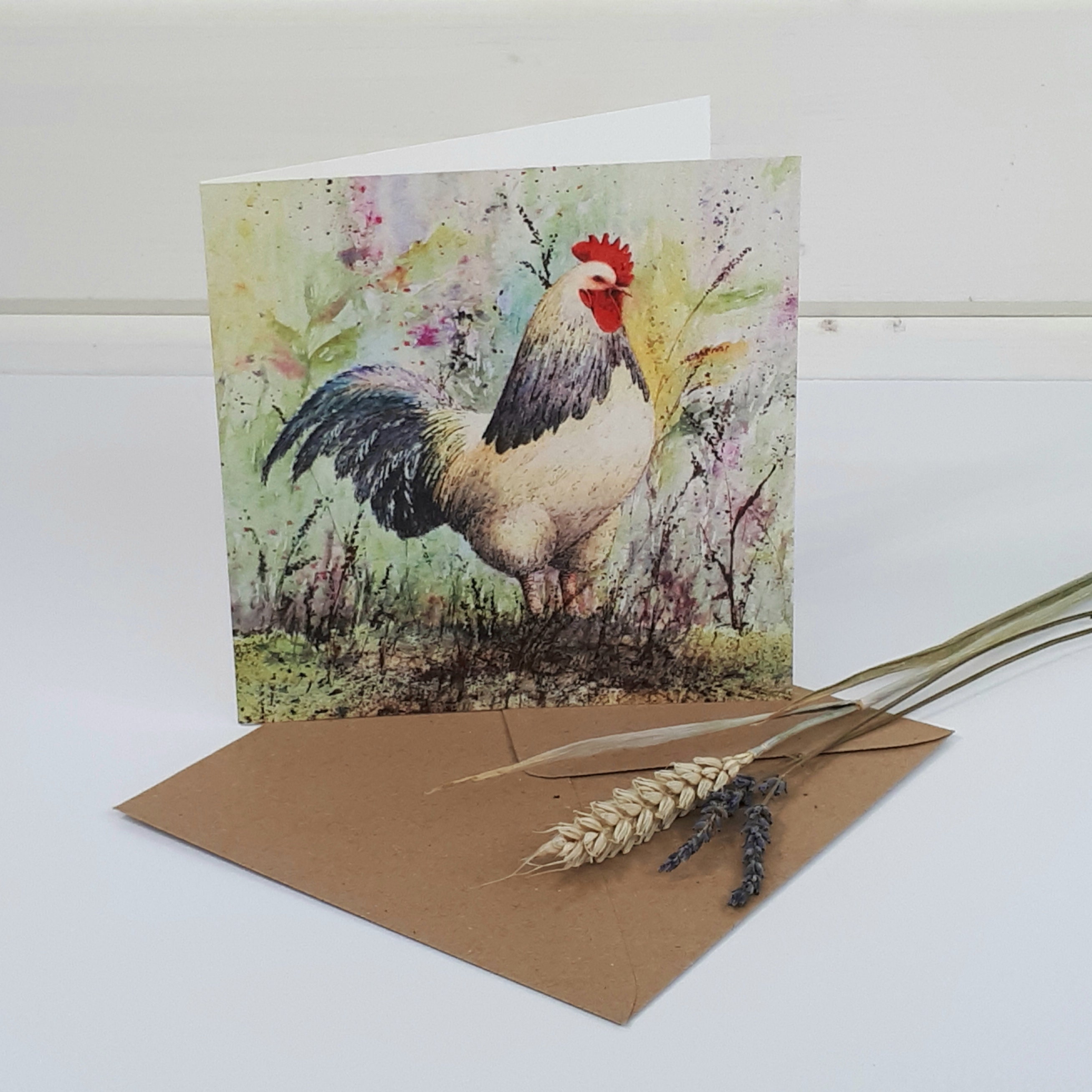 Winston, Greetings Card of a Painting by Ingrid Hill. Blank Card, Any ...