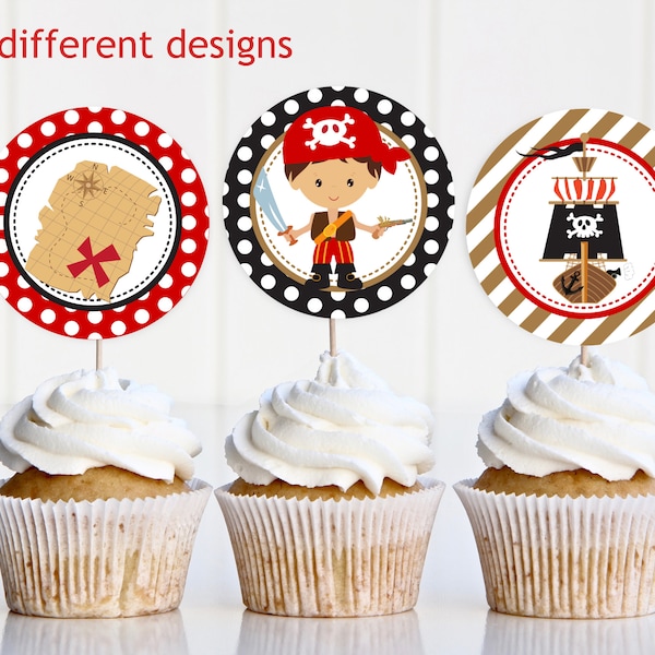 Pirate Cupcake - Etsy