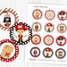 Pirate Cupcake Toppers, Birthday Tags Pirates, Printable Toppers, - Etsy