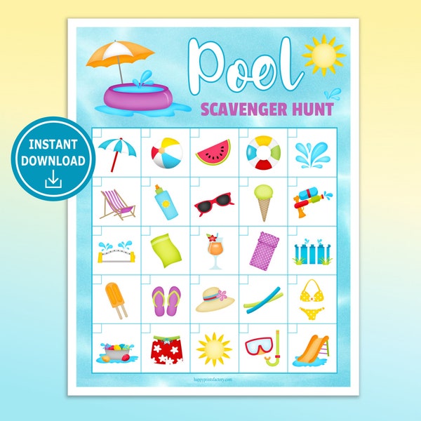 Kids Pool Party - Etsy