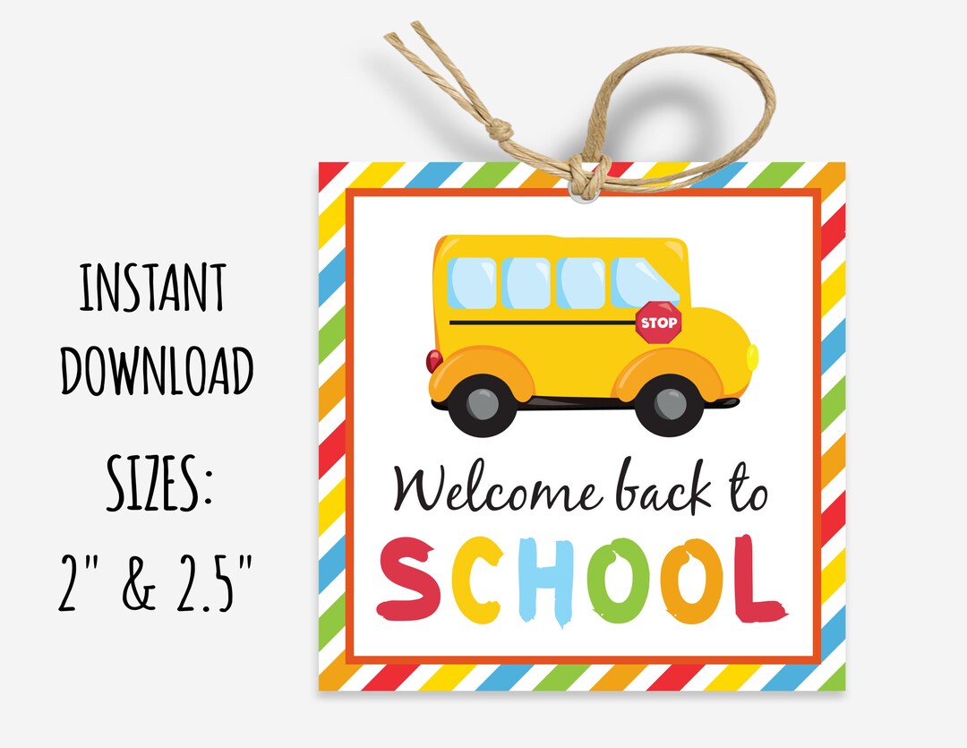 Welcome Back to School Tag, First Day of School Tag, Tag With School ...