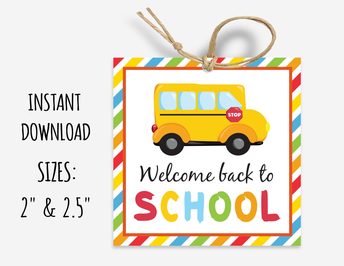 Welcome Back to School Tag, First Day of School Tag, Tag With School ...