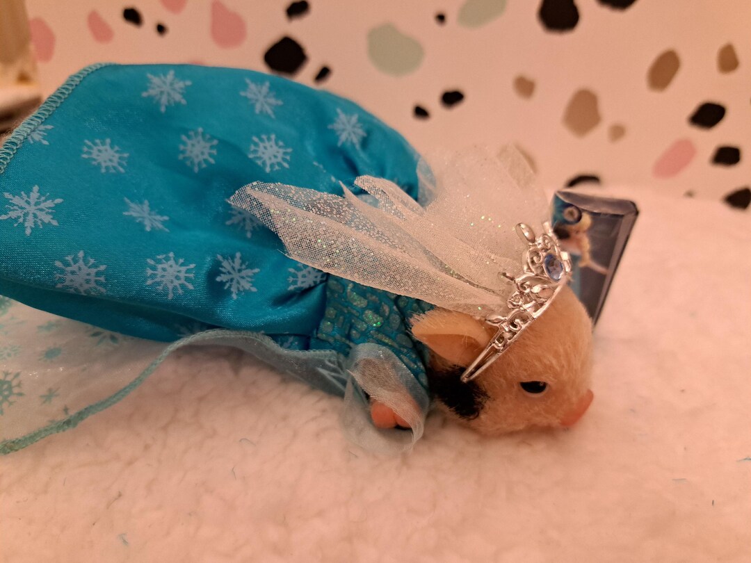 Micro Piglet Mini Silicone Teacup Piggy Pet Accessories Frozen Elsa ...