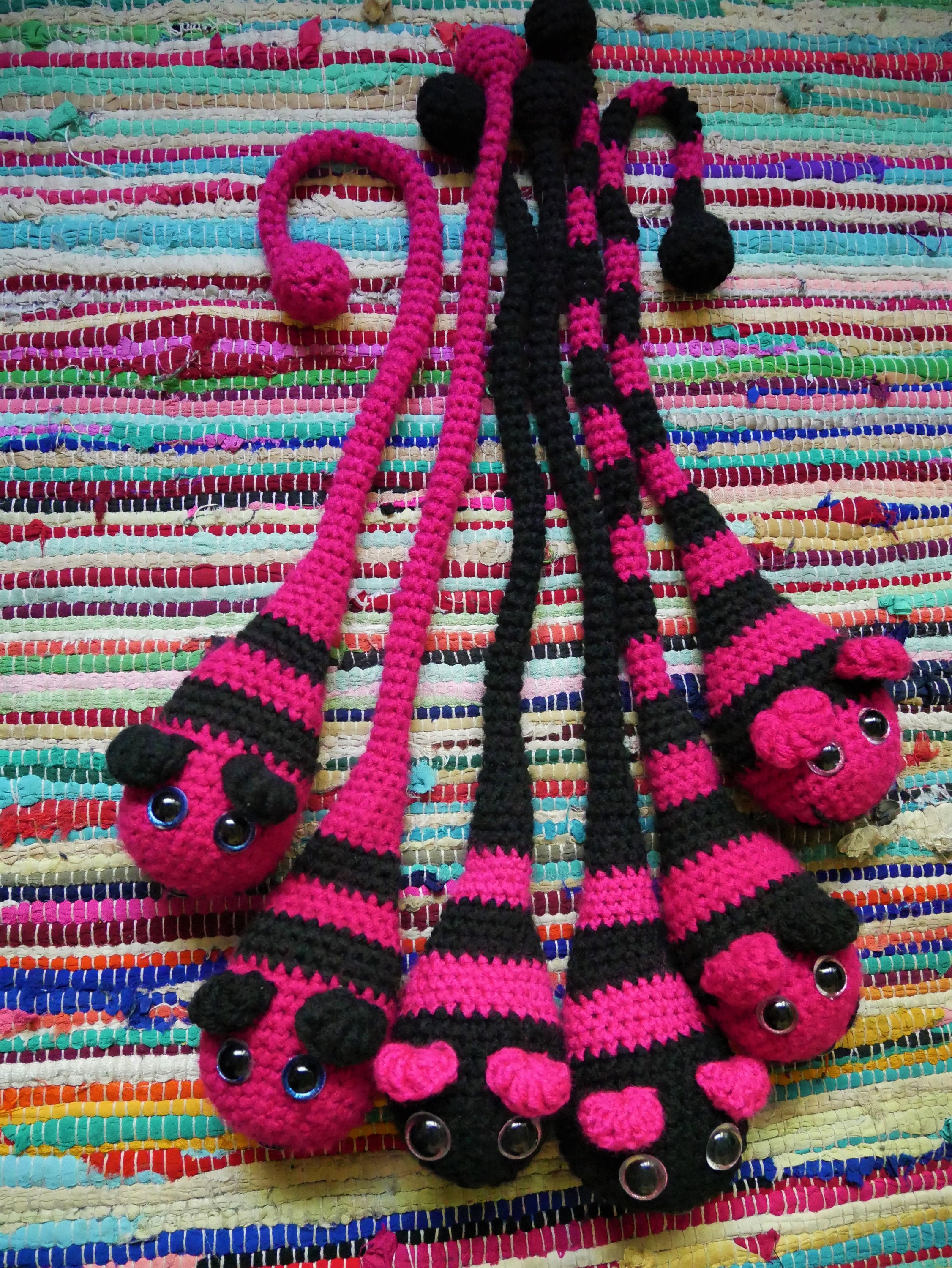 Cute Pink Practice Poi,crochete Poi Animal - Etsy