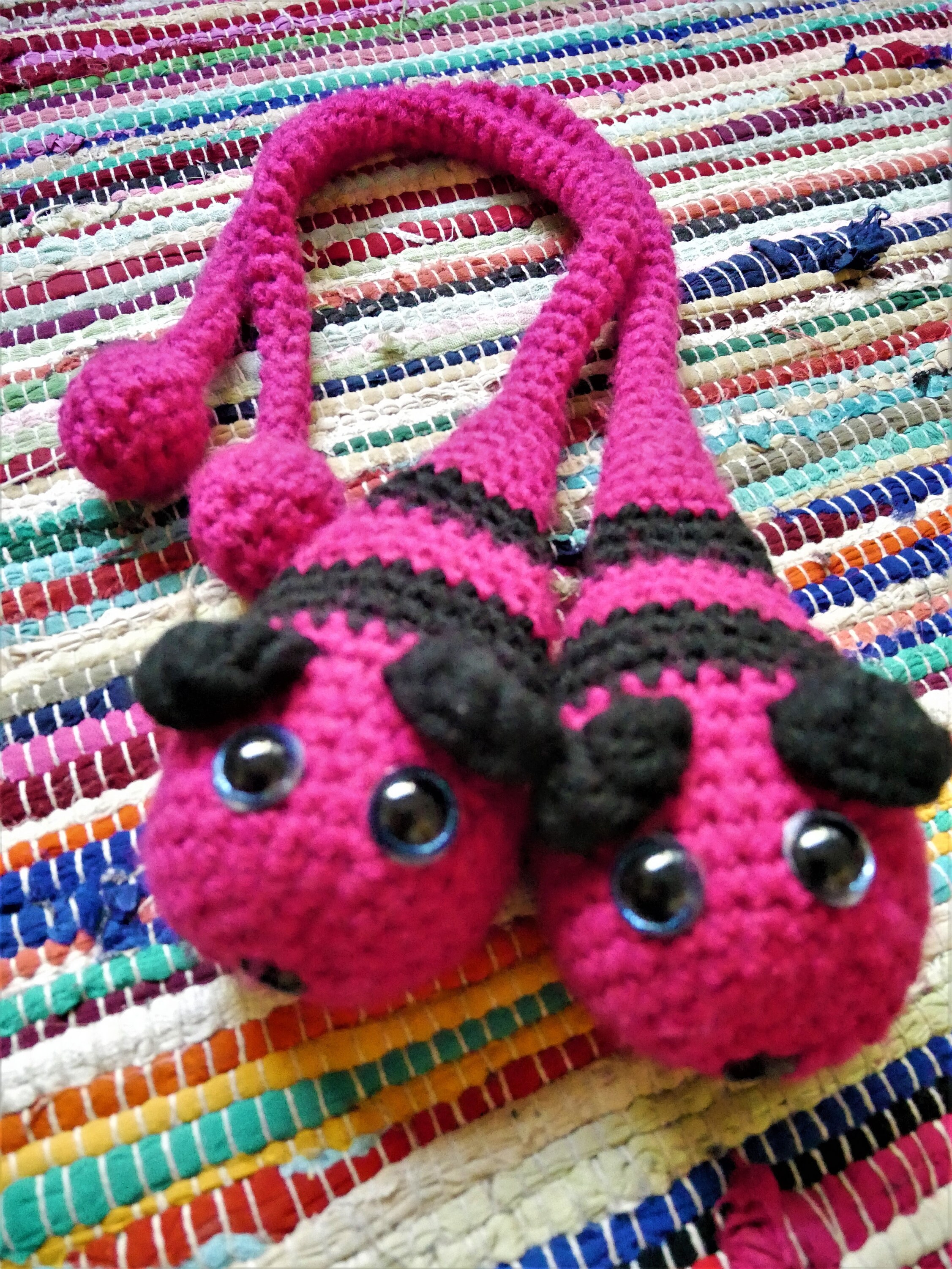 Cute Pink Practice Poi,crochete Poi Animal - Etsy