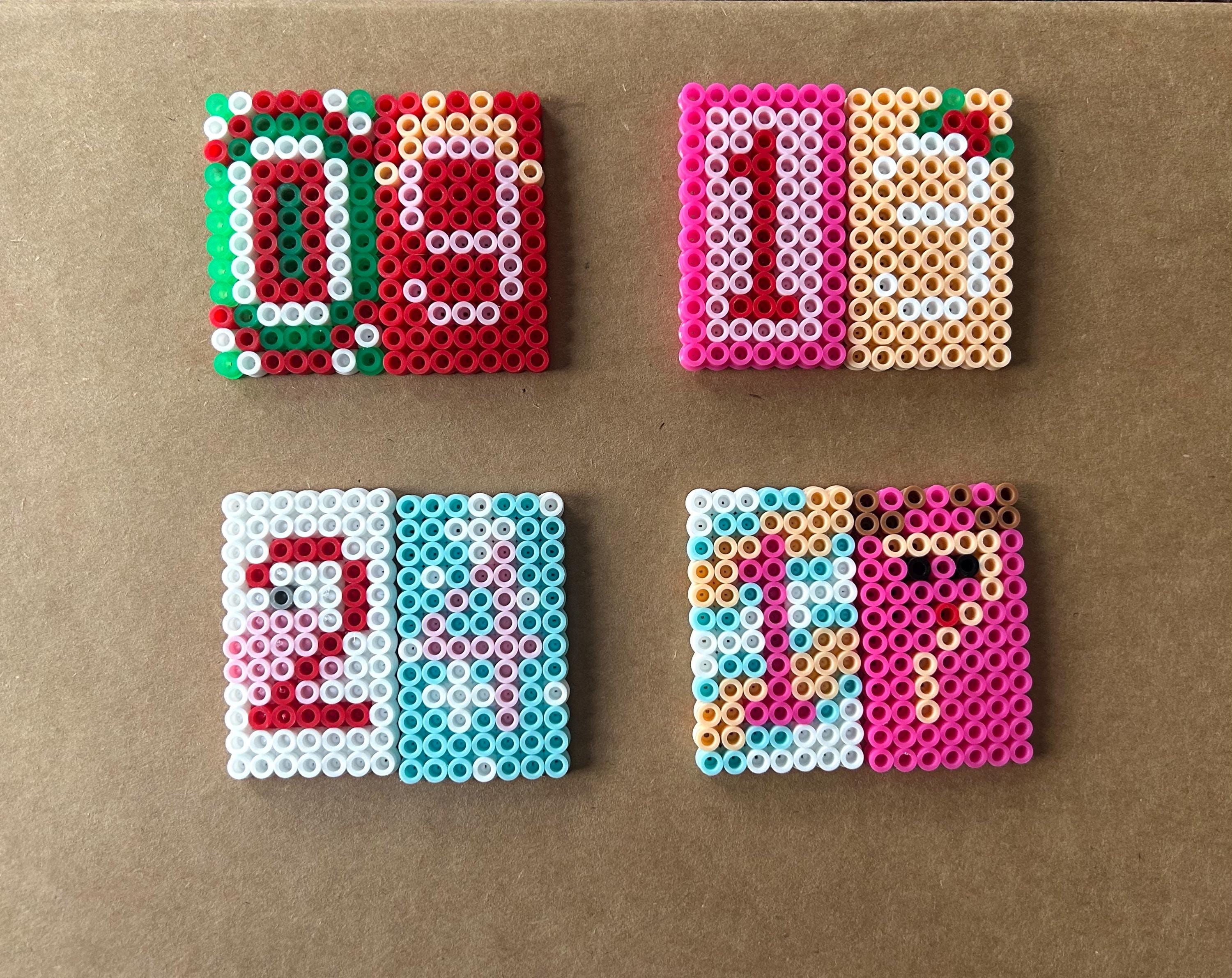 Advent Calendar / Christmas Countdown Handmade From Perler Beads ...