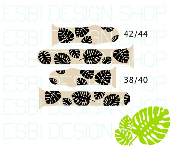 DIGITAL FILE ONLY Monstera Watch Band Monstera Plant svg | Etsy
