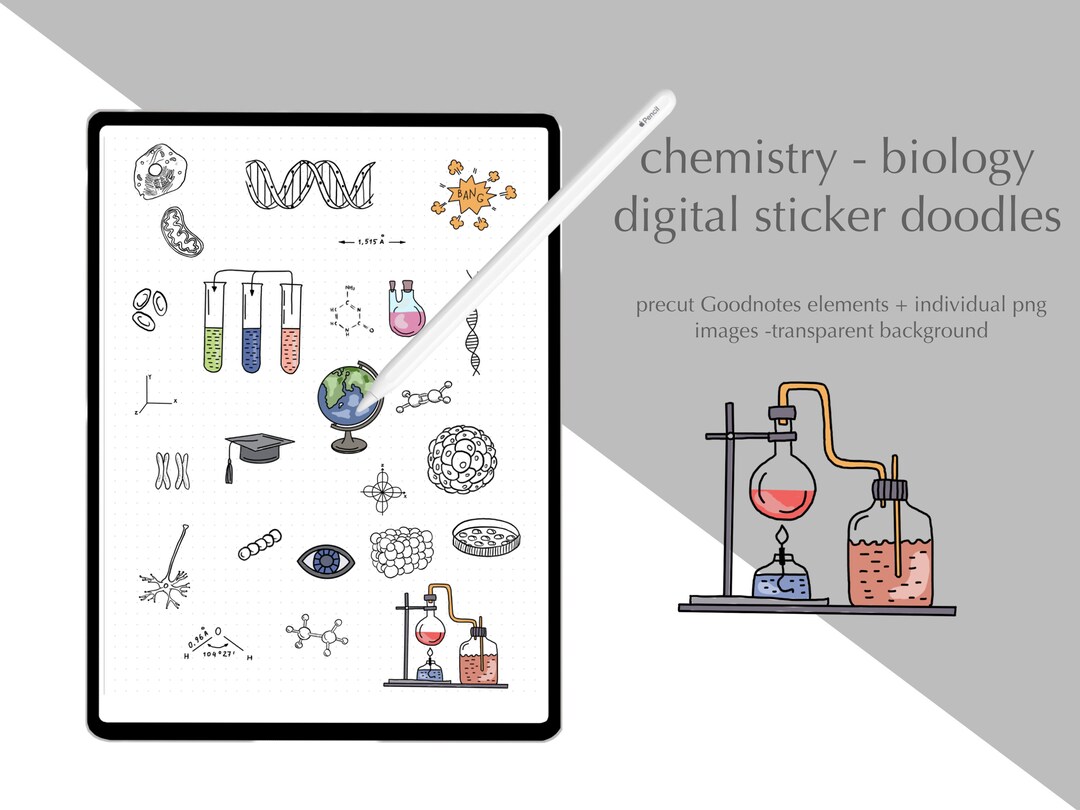 Digital Stickers | Goodnotes Elements | Anatomy | Medicine | Biology ...