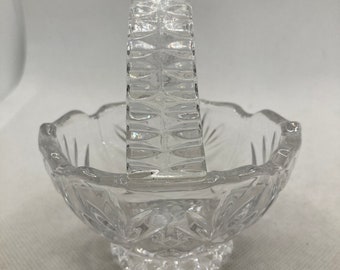 Princess House Glass Basket - Etsy
