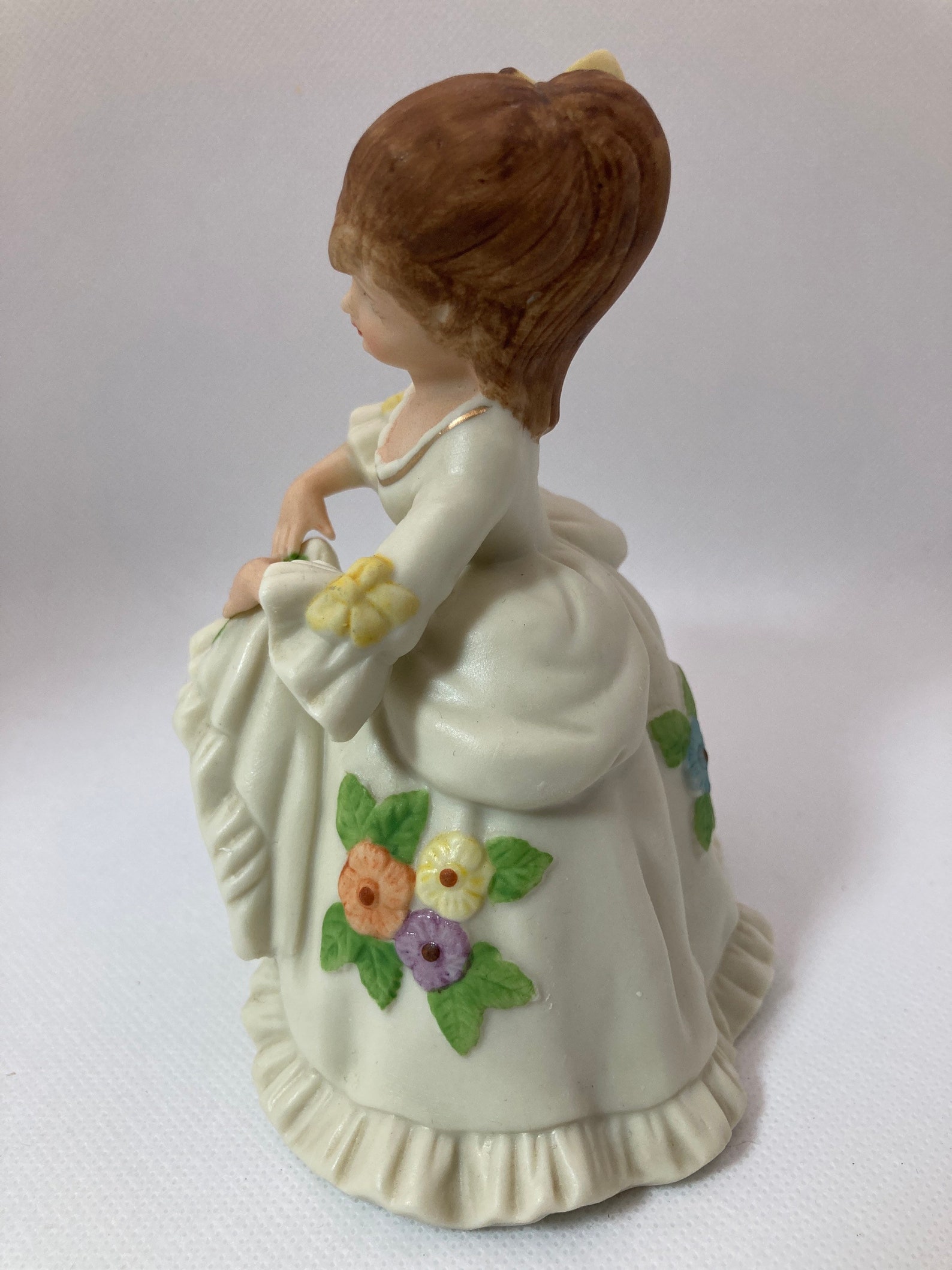 Vintage Lefton Antique Hand-painted Lady Girl Figurine - Etsy