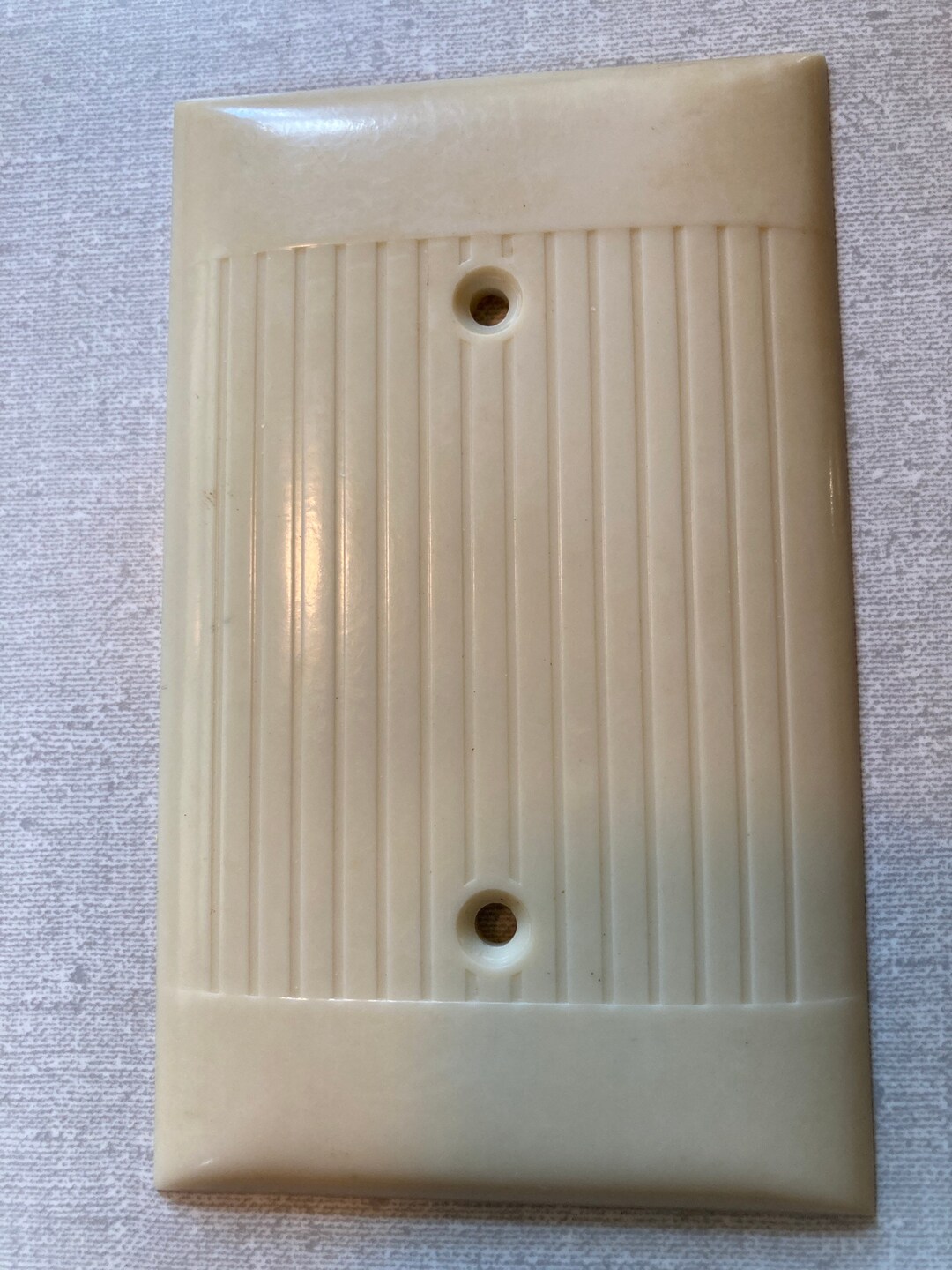 Vintage Sierra Ivory, Bakelite, Single Blank, Cover Plate. - Etsy